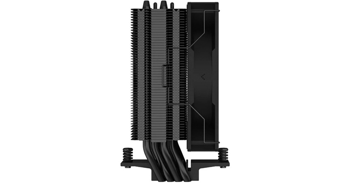 Deepcool AG400 DIGITAL A-RGB CPU-koeler Zwart, 4-pins PWM fan-connector