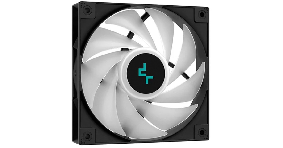 Deepcool AG400 DIGITAL A-RGB CPU-koeler Zwart, 4-pins PWM fan-connector