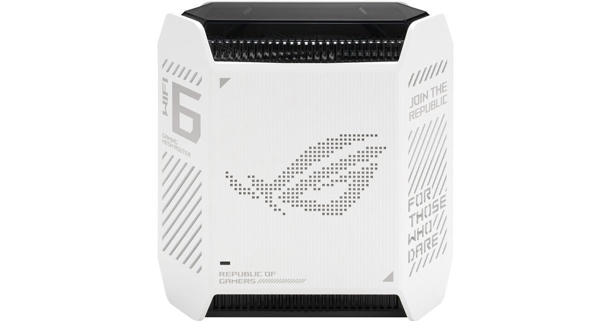 ASUS ROG Rapture GT6 AX10000 mesh router Wit, 1 stuk