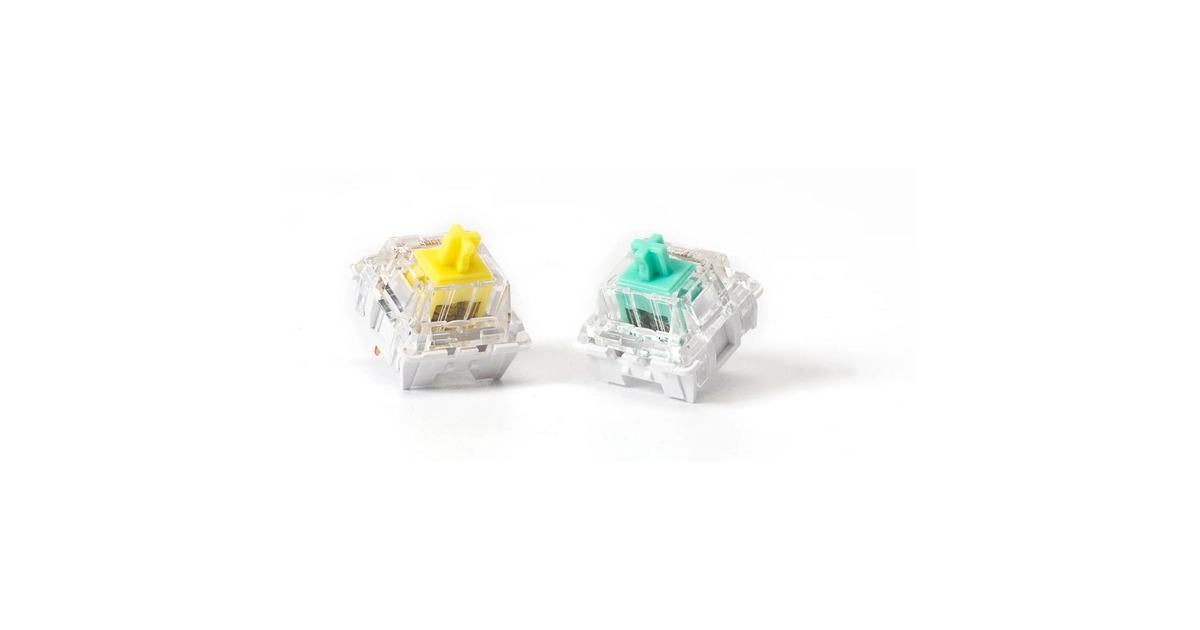 Keychron K Pro Mint Switch-Set keyboard switches Mint/transparant, 110 ...