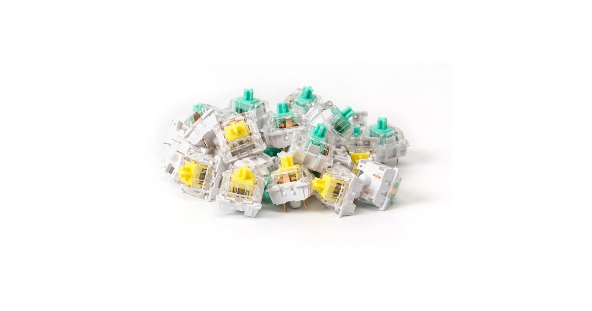 Keychron K Pro Mint Switch-Set keyboard switches Mint/transparant, 110 ...