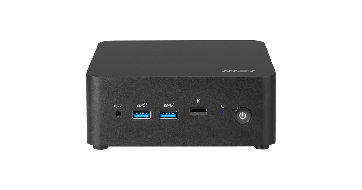 MSI Cubi NUC 13MQG-070EU pc-systeem Zwart | Core i7-1365U | Intel ...
