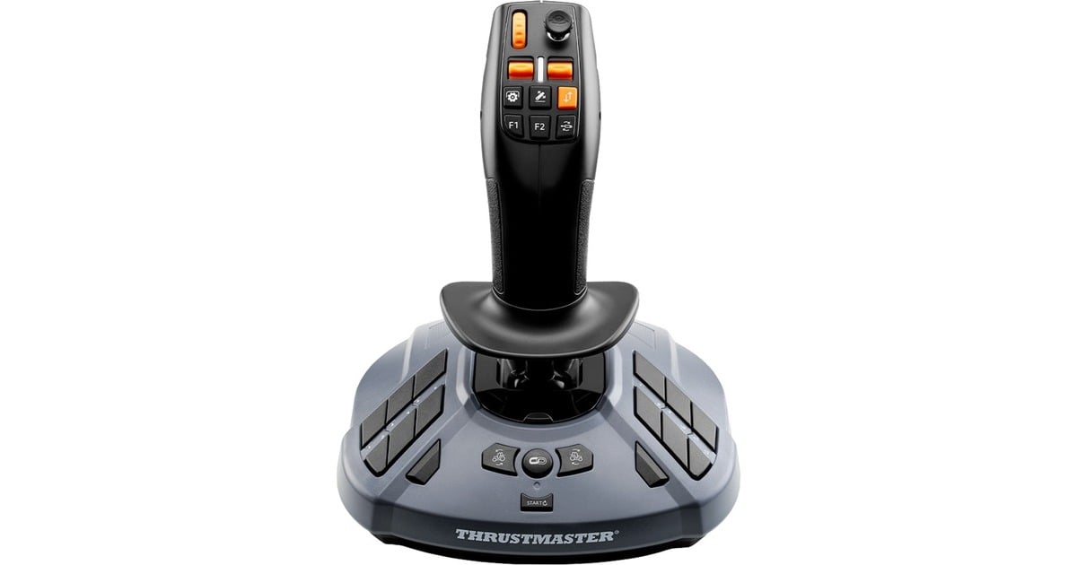 Thrustmaster Simtask Farmstick joystick Zwart/grijs, Pc