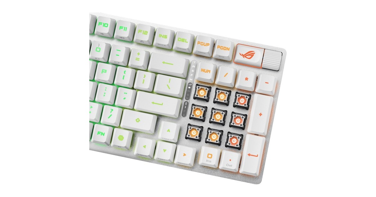 ASUS ROG Strix Scope II 96 RX Wireless, gaming toetsenbord Wit, US lay ...