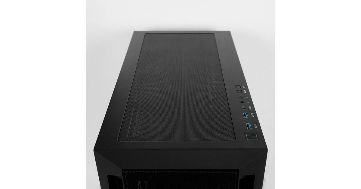 Chieftec APEX AIR midi tower behuizing Zwart | 2x USB-A | 1x USB-C ...