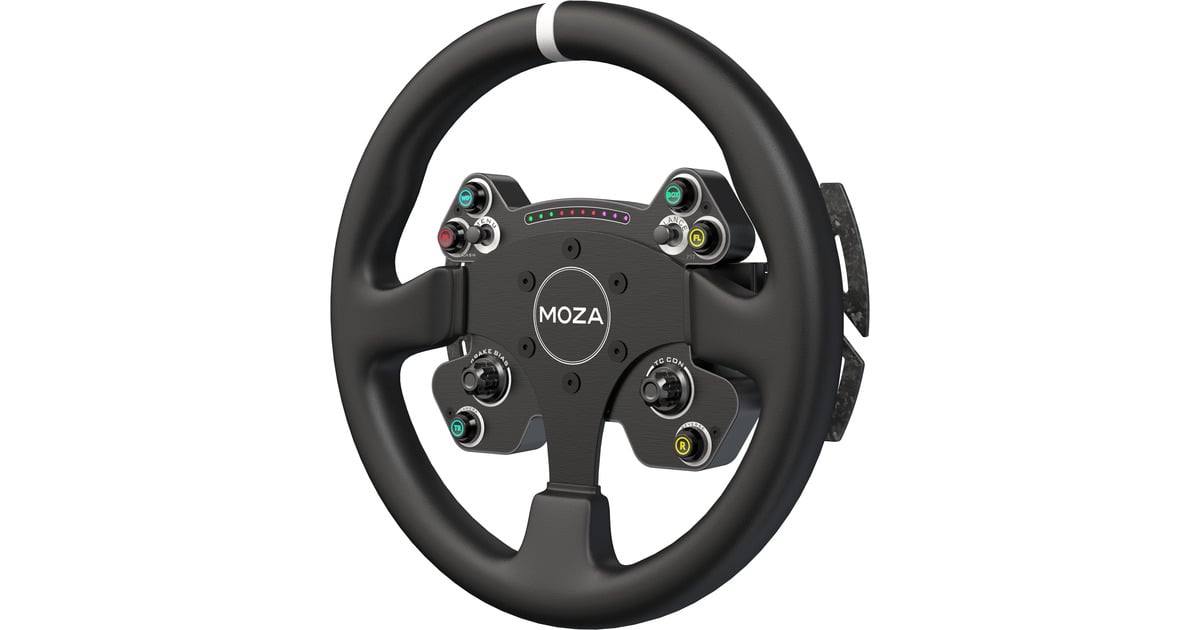 MOZA Racing R9 V3 + CS V2P + SR-P bundel Zwart, Basis, stuur en pedalen