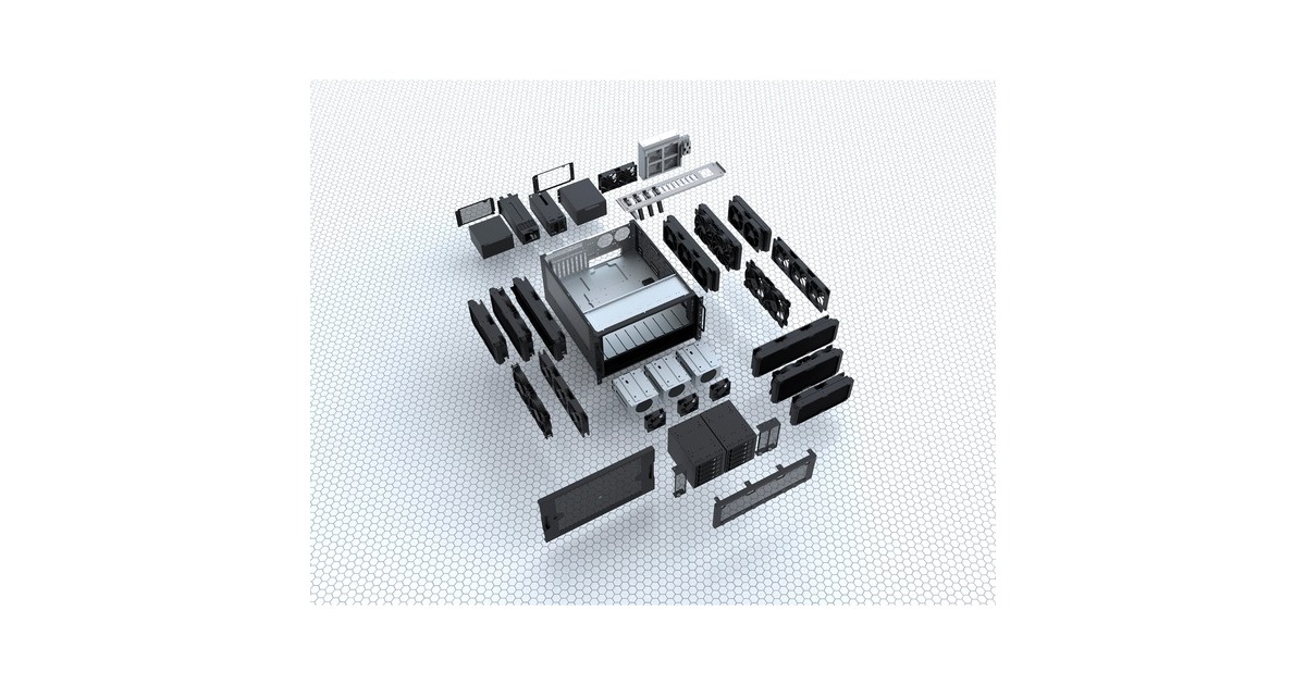 SilverStone RM600 rack behuizing Zwart