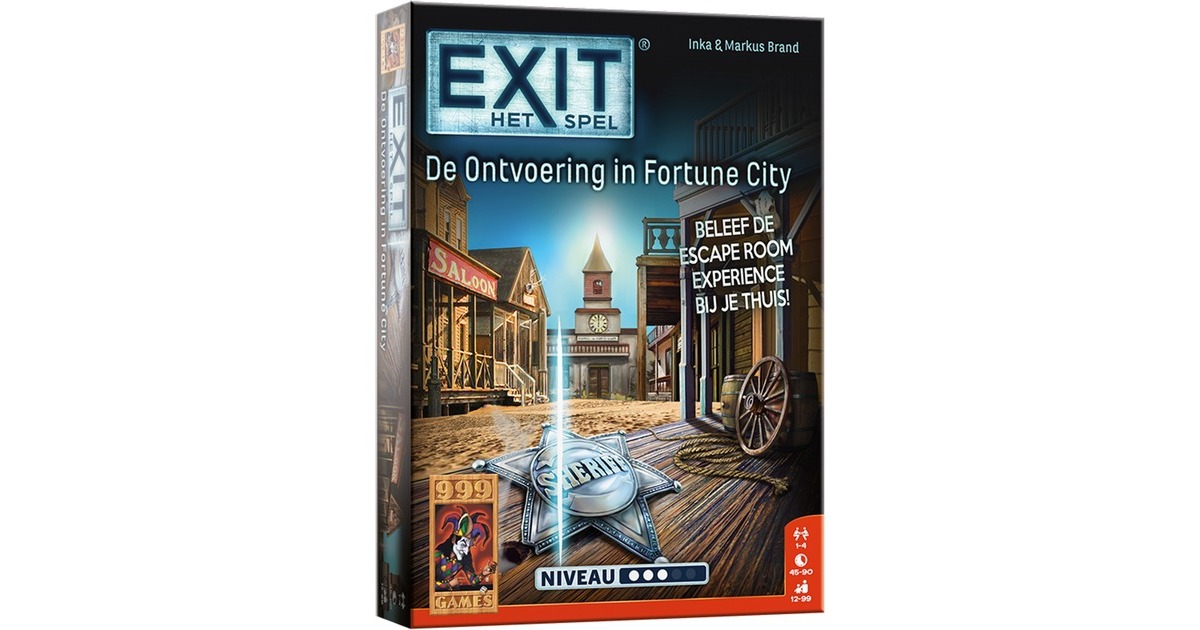 999 Games EXIT - De Ontvoering in Fortune City Gezelschapsspel ...