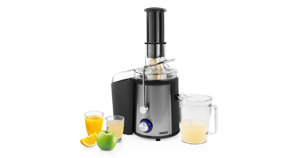 Princess 203040 Juice Extractor Sapcentrifuge Zwart/roestvrij staal ...