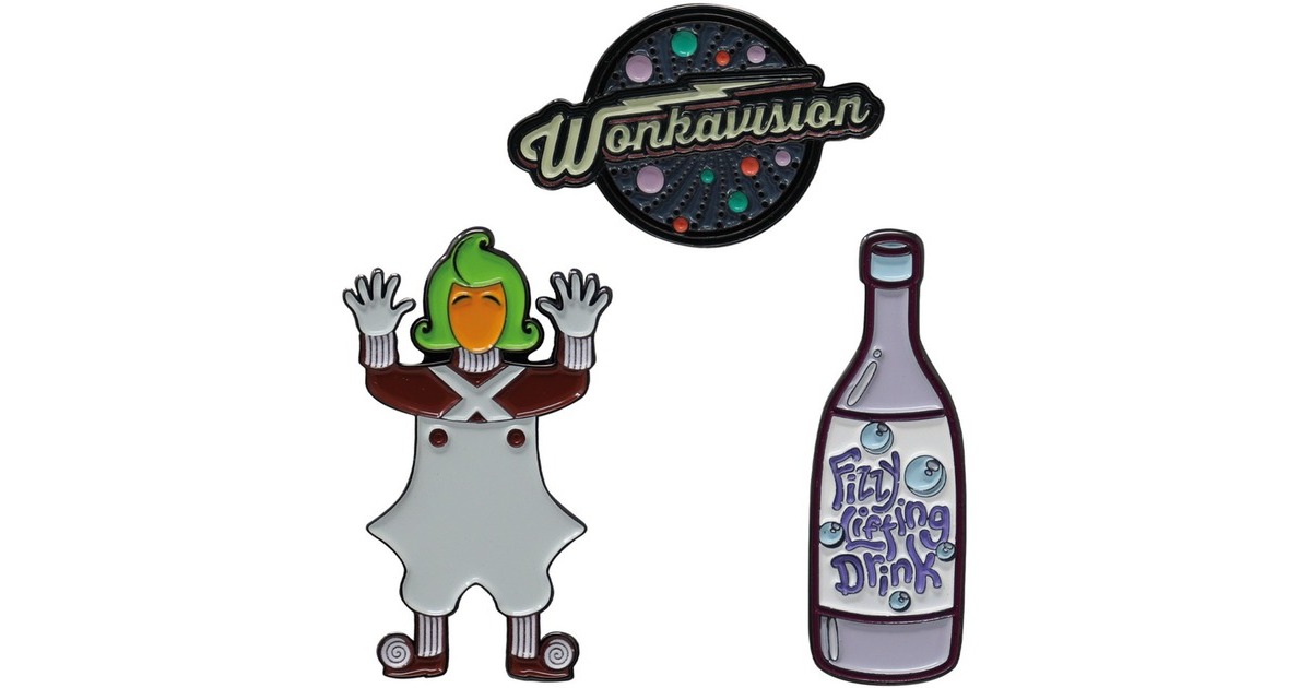 Diverse Willy Wonka and the Chocolate Factory: Limited Edition Pin ...