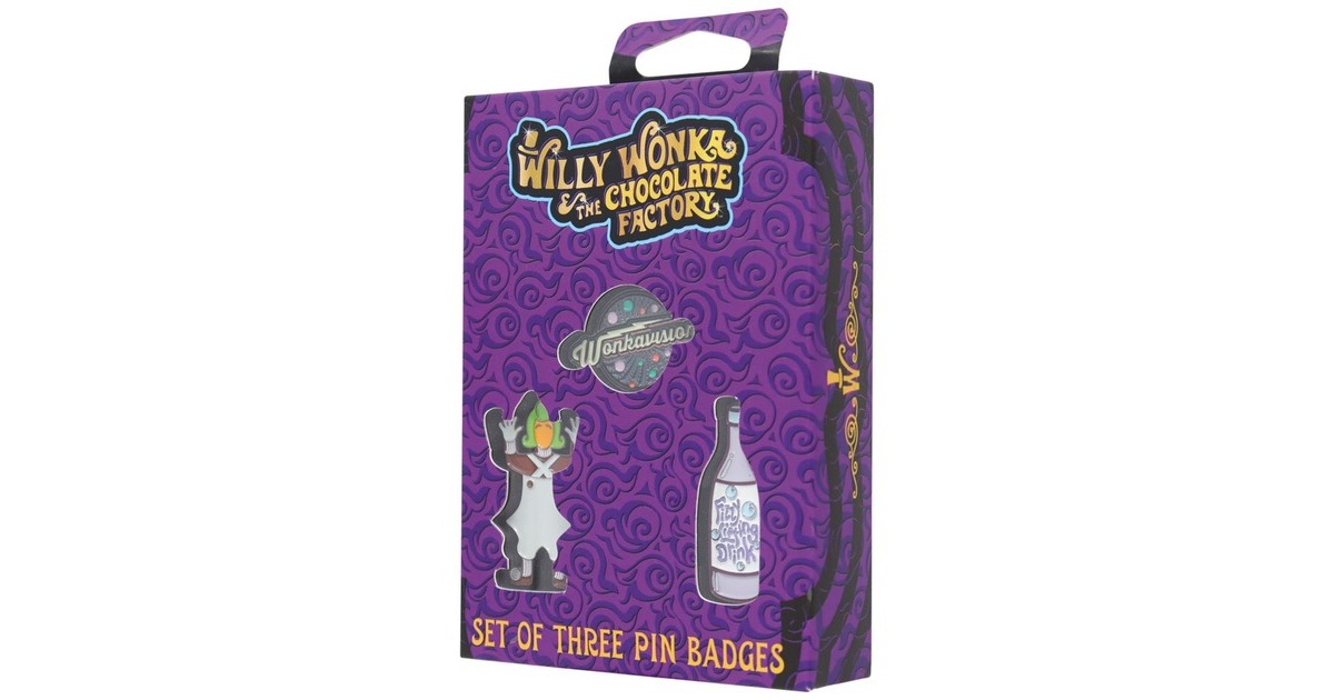 Diverse Willy Wonka and the Chocolate Factory: Limited Edition Pin ...