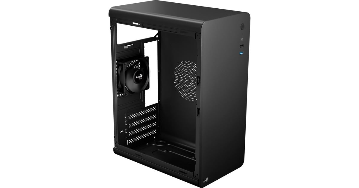 Aerocool CS110 mini tower behuizing Zwart | 2x USB-A