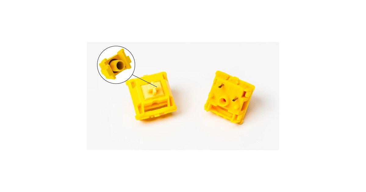 Keychron Gateron Cap V2 Golden-Yellow Switch-Set keyboard switches Geel ...