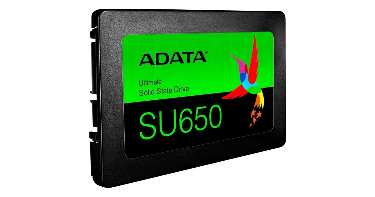 ADATA Ultimate SU650, 512 GB SSD Zwart, ASU650SS-512GT-R, SATA/600