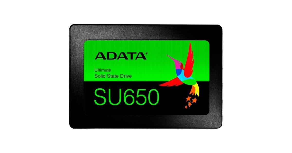 ADATA Ultimate SU650, 512 GB SSD Zwart, ASU650SS-512GT-R, SATA/600