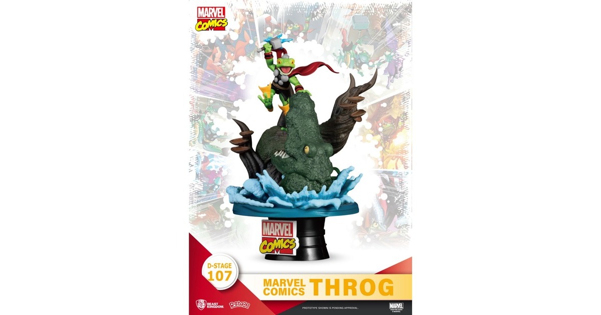 Beast Kingdom Marvel: Throg PVC Diorama decoratie
