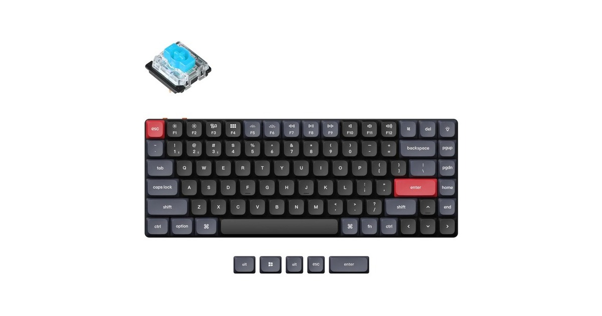 Keychron K3 Pro-B2, toetsenbord Zwart, US lay-out, Gateron Low Profile ...