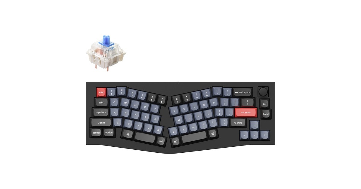 Keychron Q8-M2, toetsenbord Zwart, US lay-out, Gateron G Pro Blue, RGB ...