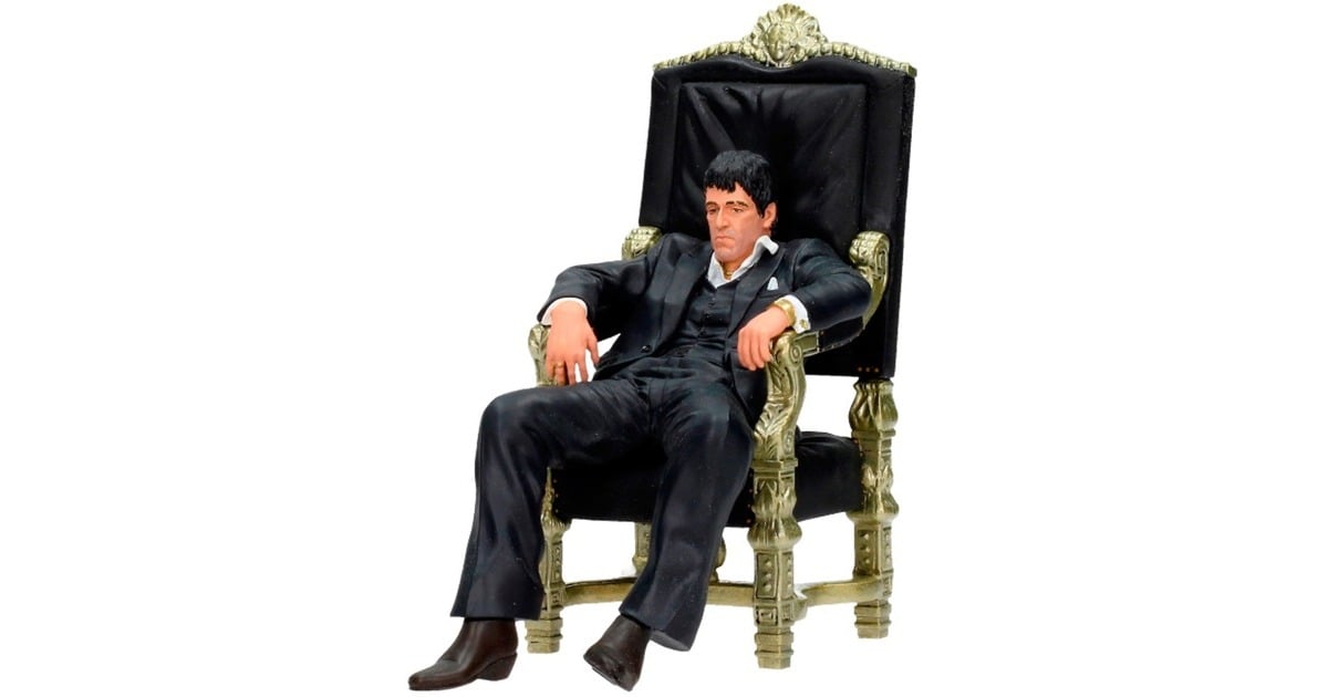 SD Toys Scarface: Sitting Tony Montana 18 cm Figure speelfiguur