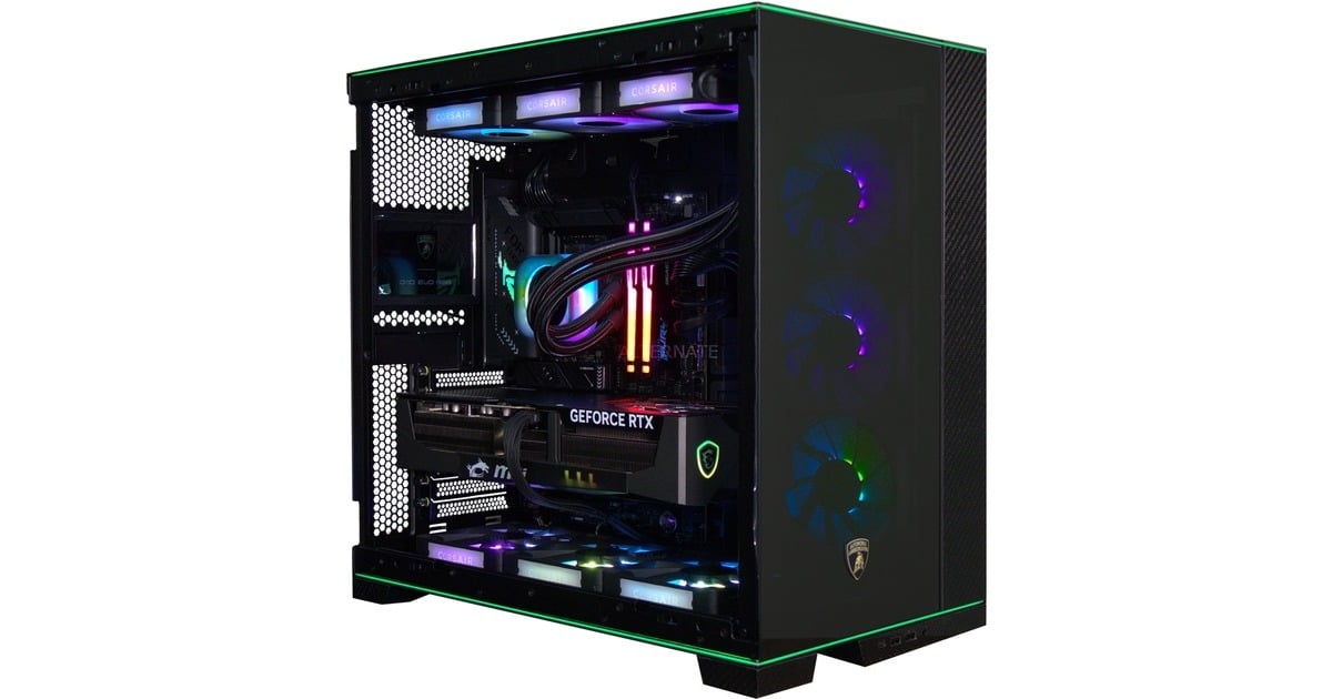 ALTERNATE Thunderstorm Xtreme Lamborghini Ryzen 7 – RTX 5090 gaming pc ...