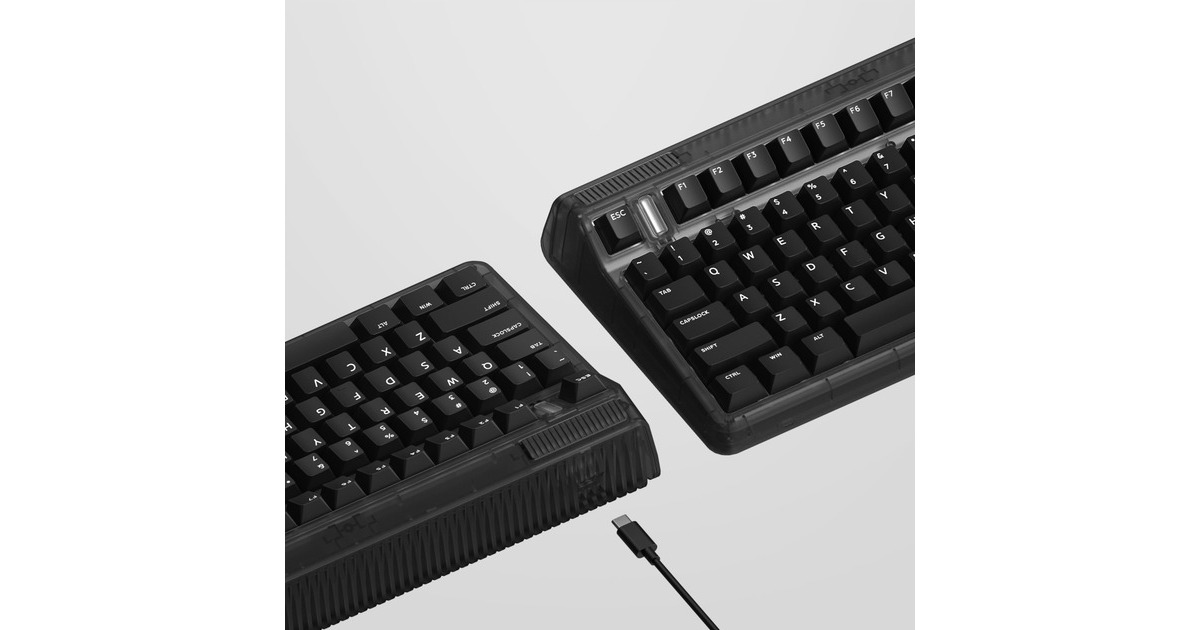 Gaming Pc Iqunixog80 Dark Side Echanical Keyboard Uk Layout Wireless ...