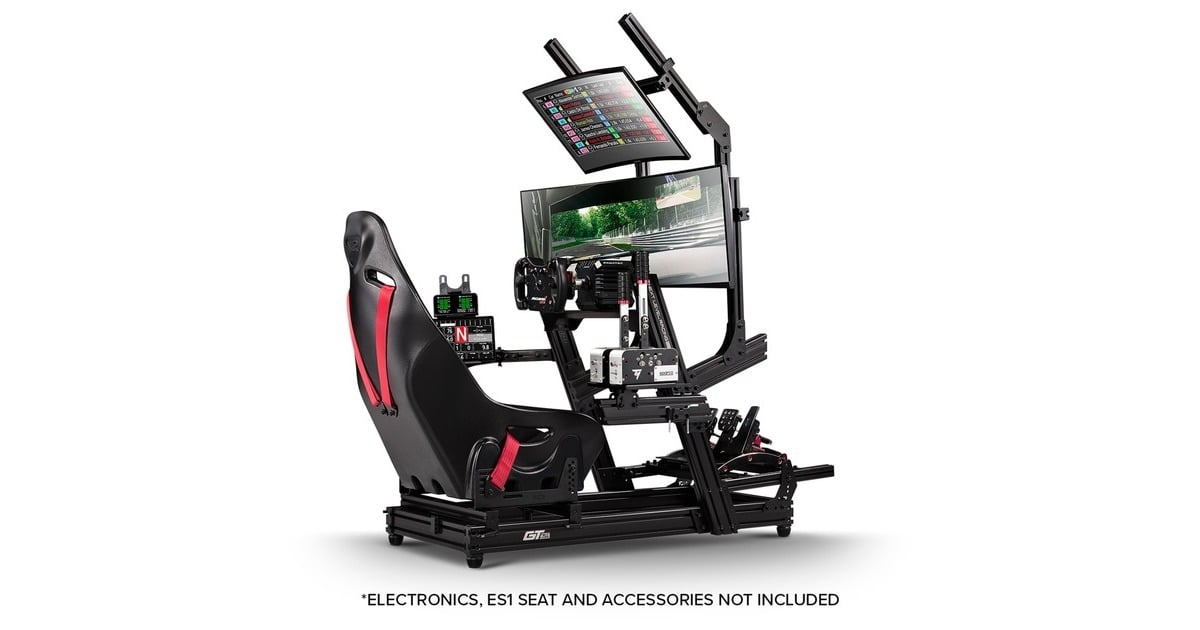 Next Level Racing GT Elite - Wheel Plate Edition racing simulator Zwart