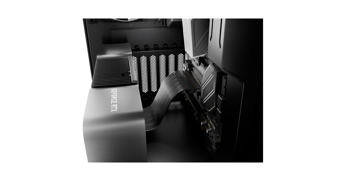 be quiet! Riser Cable PCIe 4.0 x16 verlengkabel Zwart, 0,2 meter