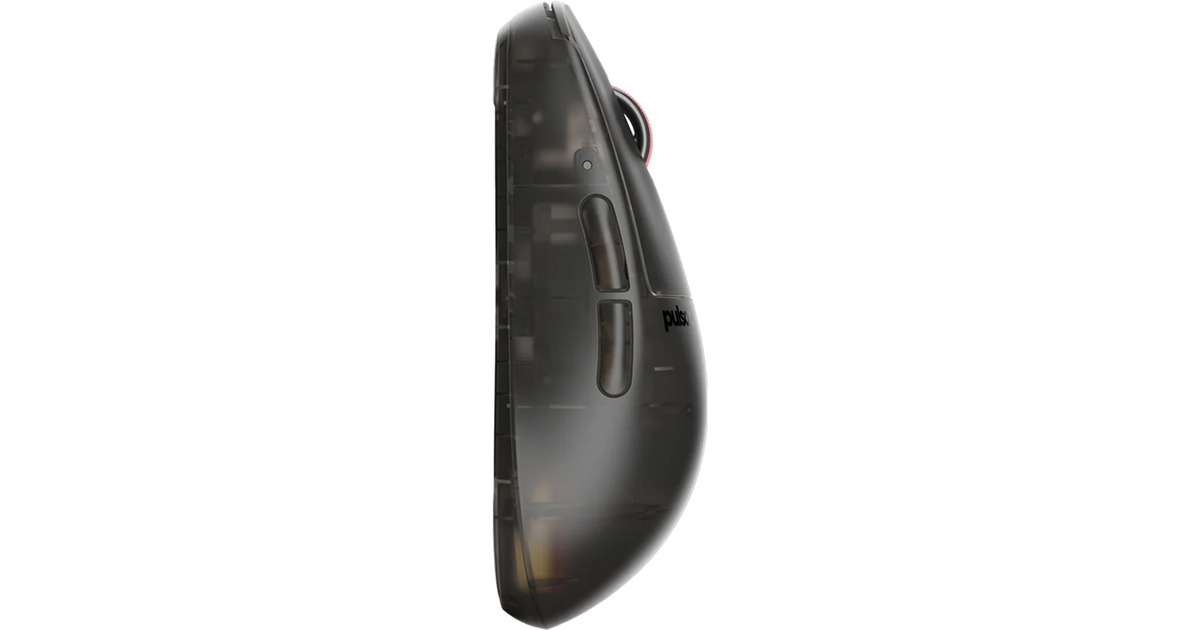 Pulsar X2H Gaming Mouse - Clear Black Edition Zwart/transparant, 26000 dpi