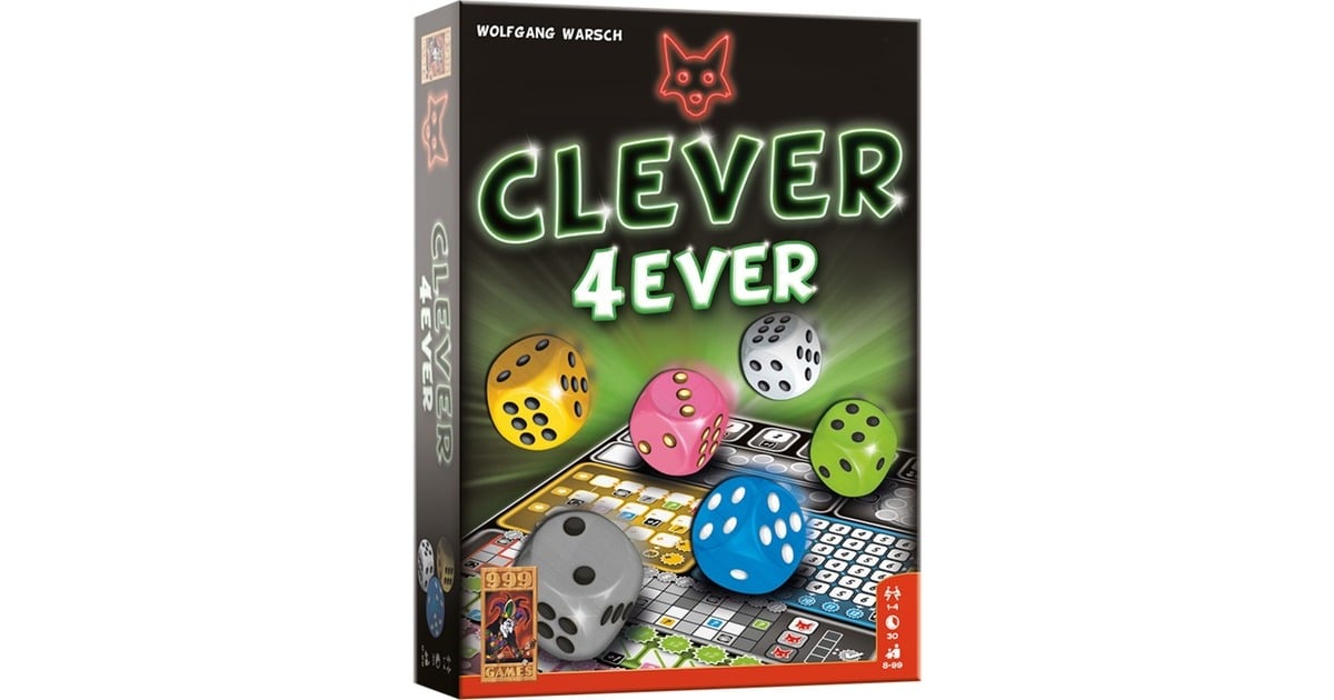 999 Games Clever 4ever Dobbelspel Nederlands, 1 - 4 spelers, 30 minuten ...