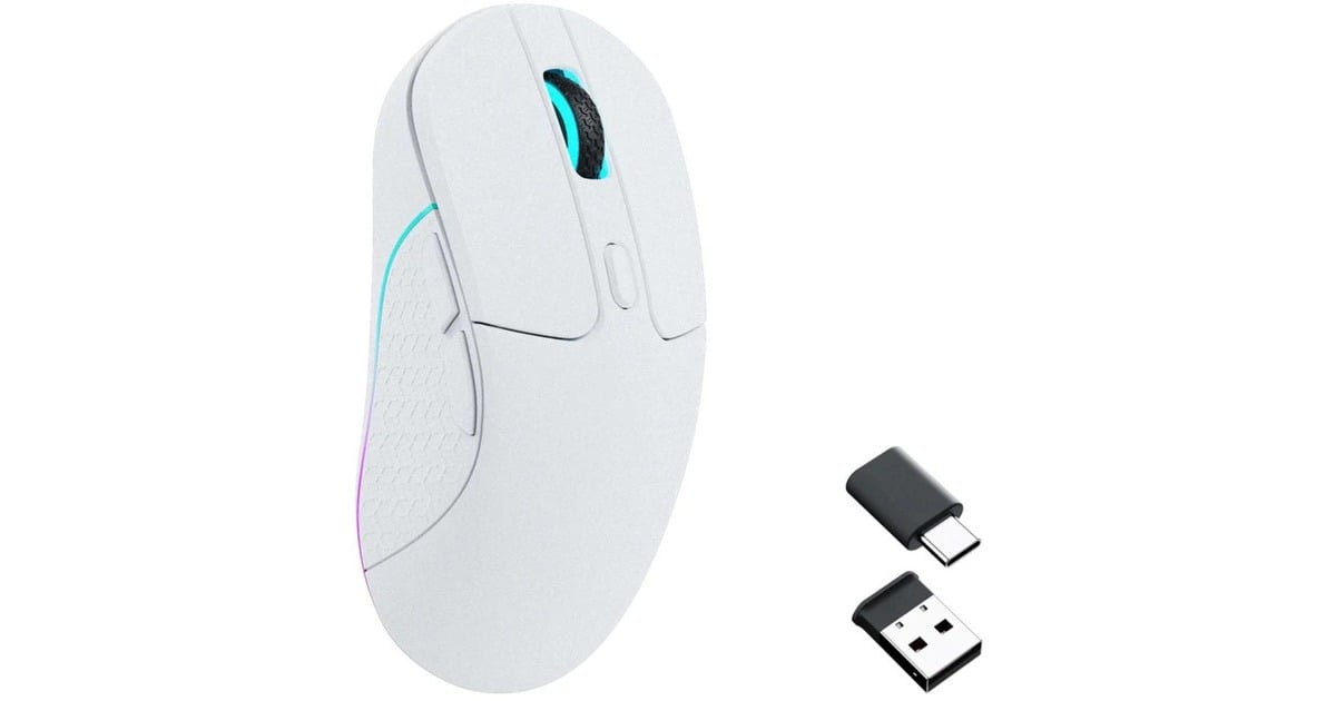 Keychron M3-A3 Wireless Mouse Wit, 100 - 26.000 DPI, Bluetooth 5.1 | 2. ...