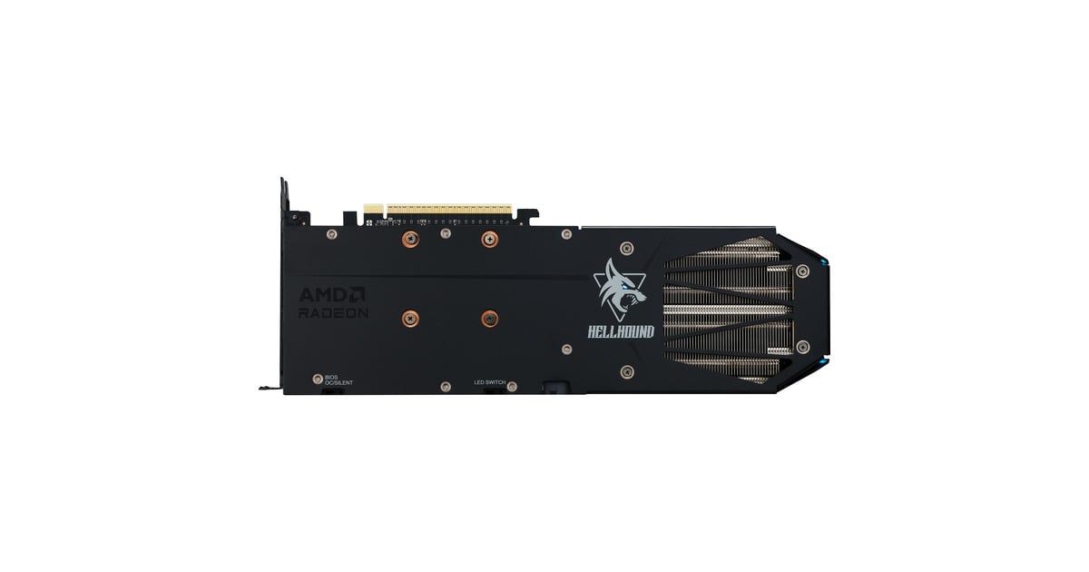 PowerColor Radeon RX 9060 XT Hellhound 8GB grafische kaart 2x ...