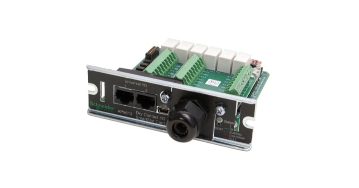 APC Dry Contact I/O SmartSlot Card netwerkadapter