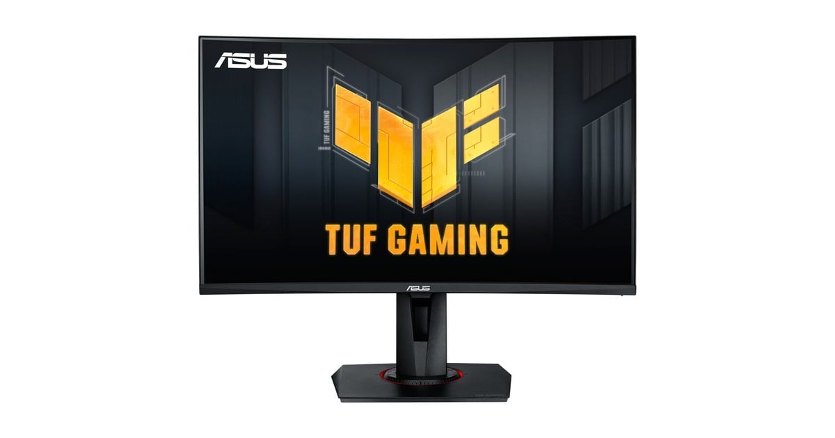 ASUS TUF Gaming VG27VQM 27" Curved monitor Zwart, 2x HDMI, 1x DisplayPort, 2x USB-A 3.2 (5 Gbit ...