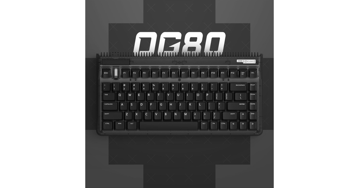 IQUNIX OG80 Dark Side Wireless Mechanical Keyboard, gaming toetsenbord ...