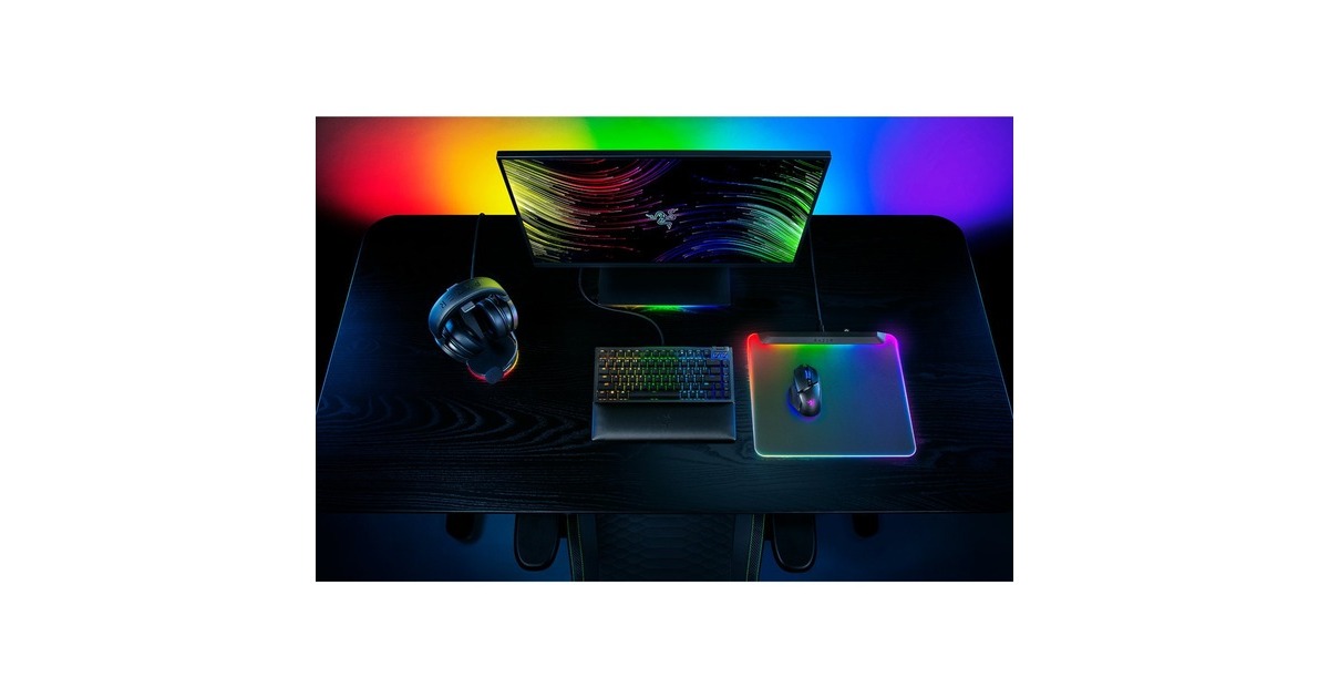 Razer Firefly V2 Pro gaming muismat Zwart