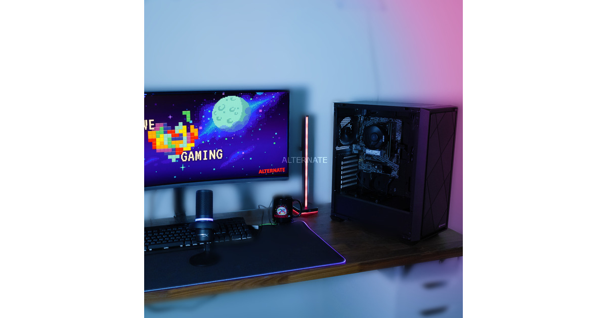 ALTERNATE Multimedia R3 3200G pc-systeem Zwart | R3 3200G | Radeon ...