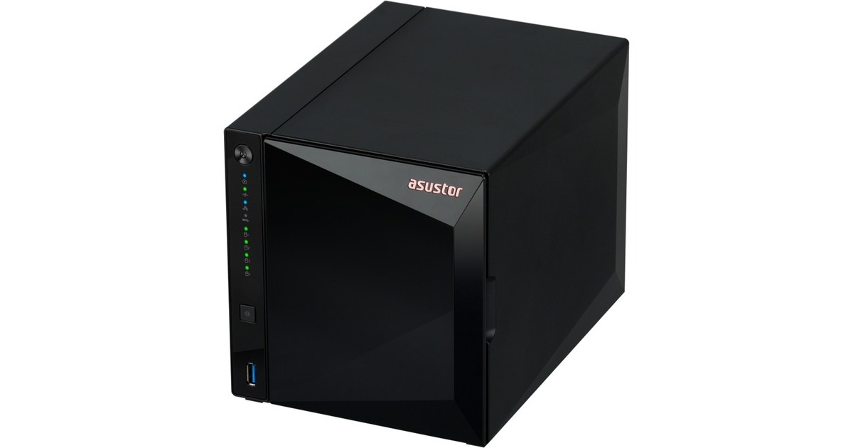 Asustor Drivestor 4 Pro Gen2 nas Zwart, LAN, USB