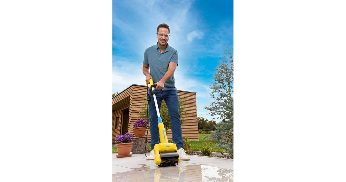 Gloria MultiBrush speedcontrol PLUS onkruidverwijderaar Geel