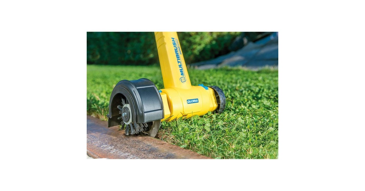 Gloria MultiBrush speedcontrol PLUS onkruidverwijderaar Geel