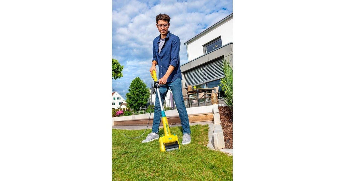 Gloria MultiBrush speedcontrol PLUS onkruidverwijderaar Geel