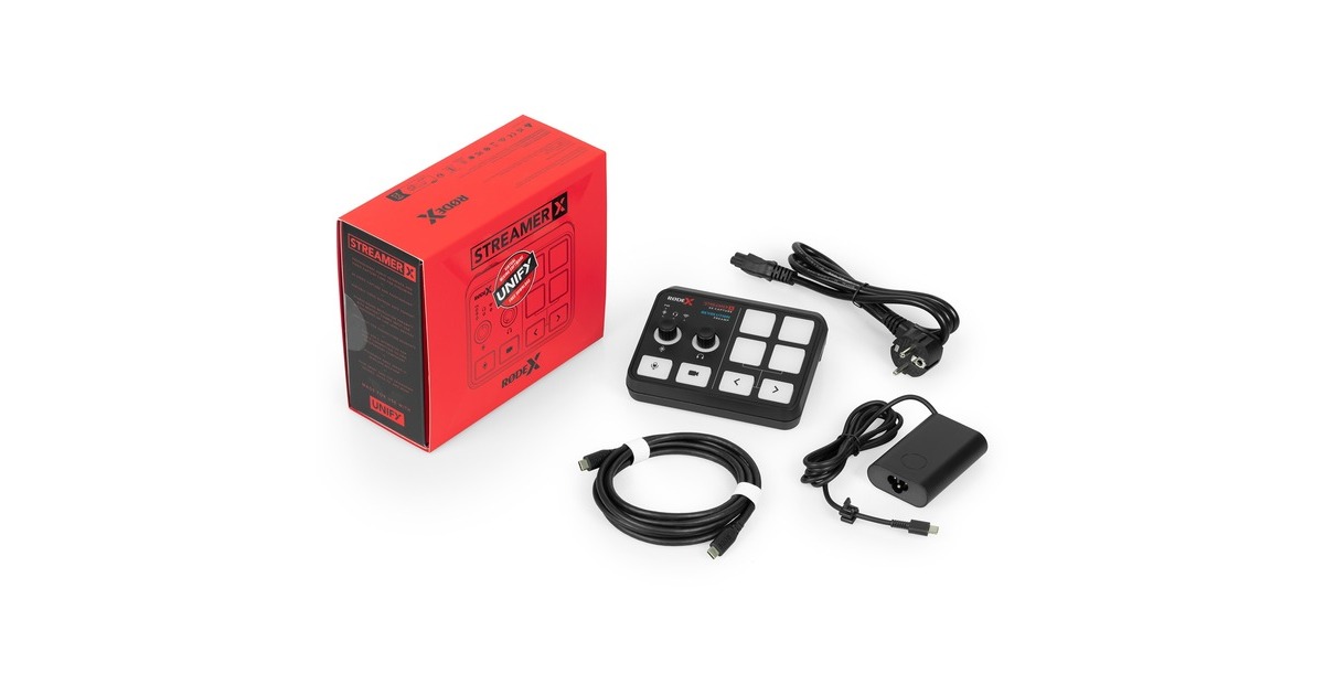 RØDE Microphones Streamer X capture card USB-C, HDMI, XLR, Audio