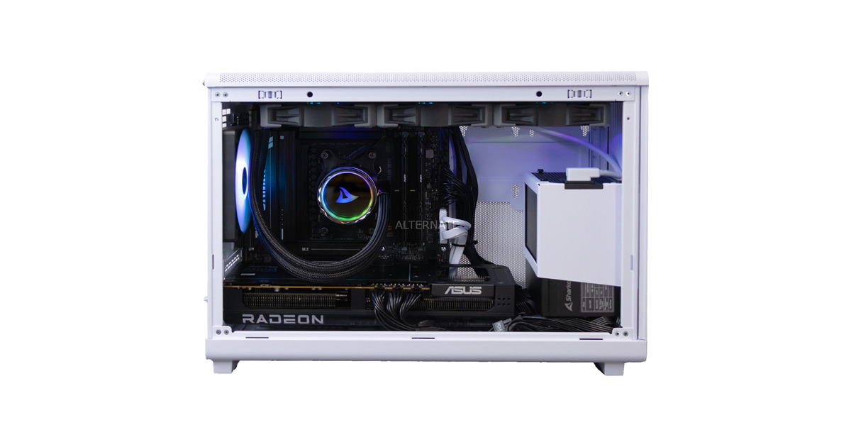 ALTERNATE Thunderstorm SFF Ryzen 7 – RX 9070 XT White Limited Edition ...