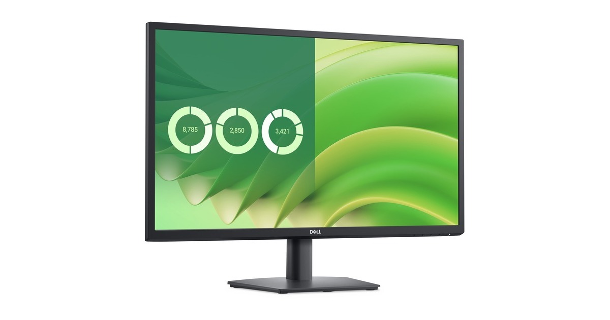 Dell E2725H 27" monitor Zwart, DisplayPort, VGA