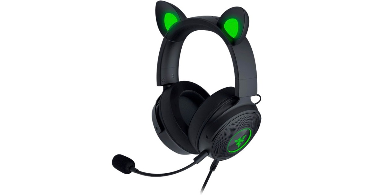 Razer Kraken Kitty V2 Pro RGB over-ear gaming headset Zwart