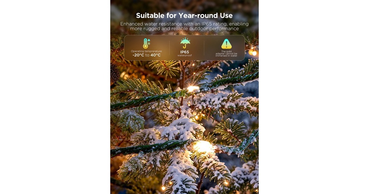 Govee Christmas String Lights 2 sfeerverlichting Groen, 20 meter