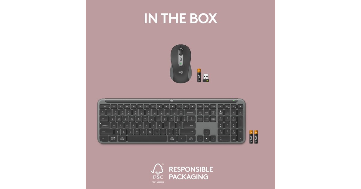 Logitech MK950 Signature Slim Wireless Keyboard en Muis Combo ...