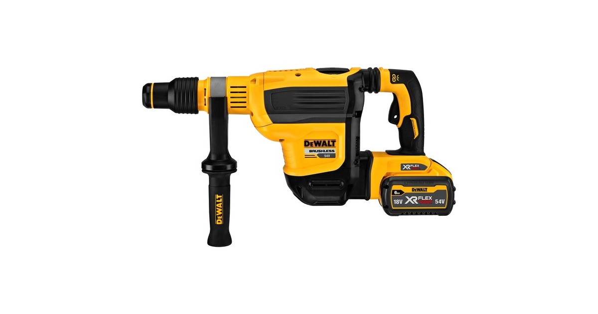 DeWalt DCH614X2-QW 54V XR FLEXVOLT SDS-Max Combihamer 45mm boorhamer ...
