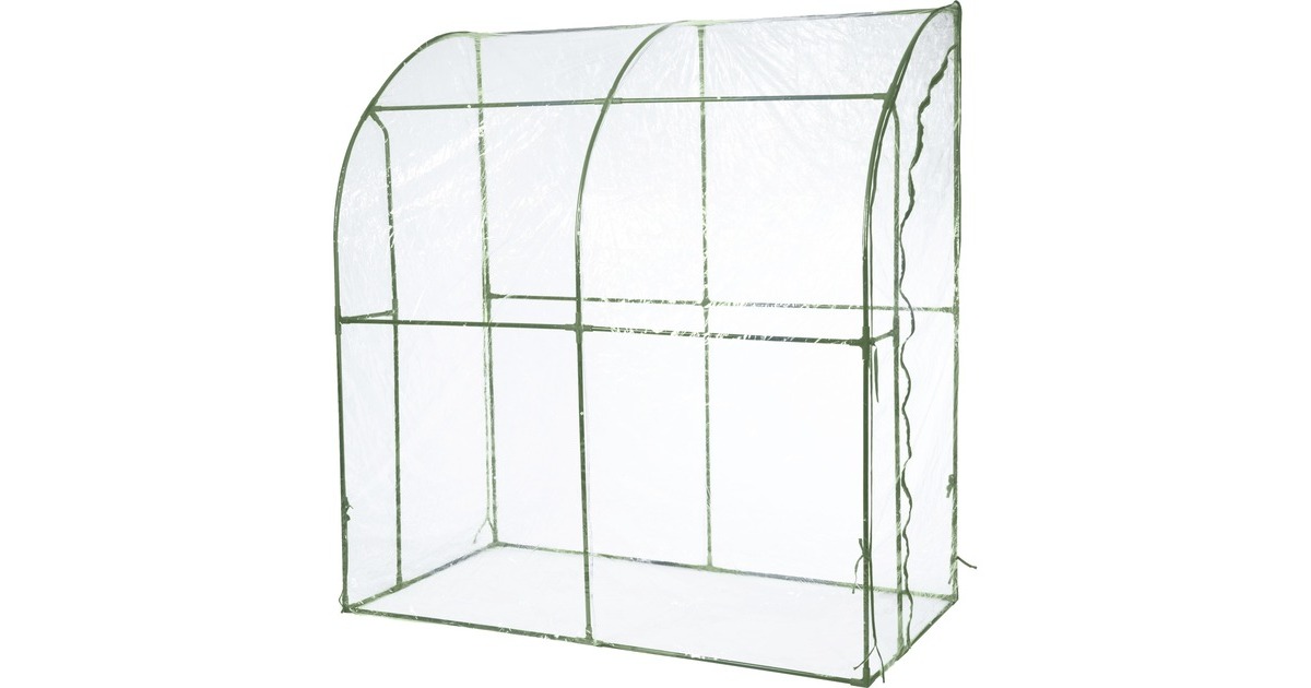 Nature Muurkas met bodemframe kweekkas Transparant