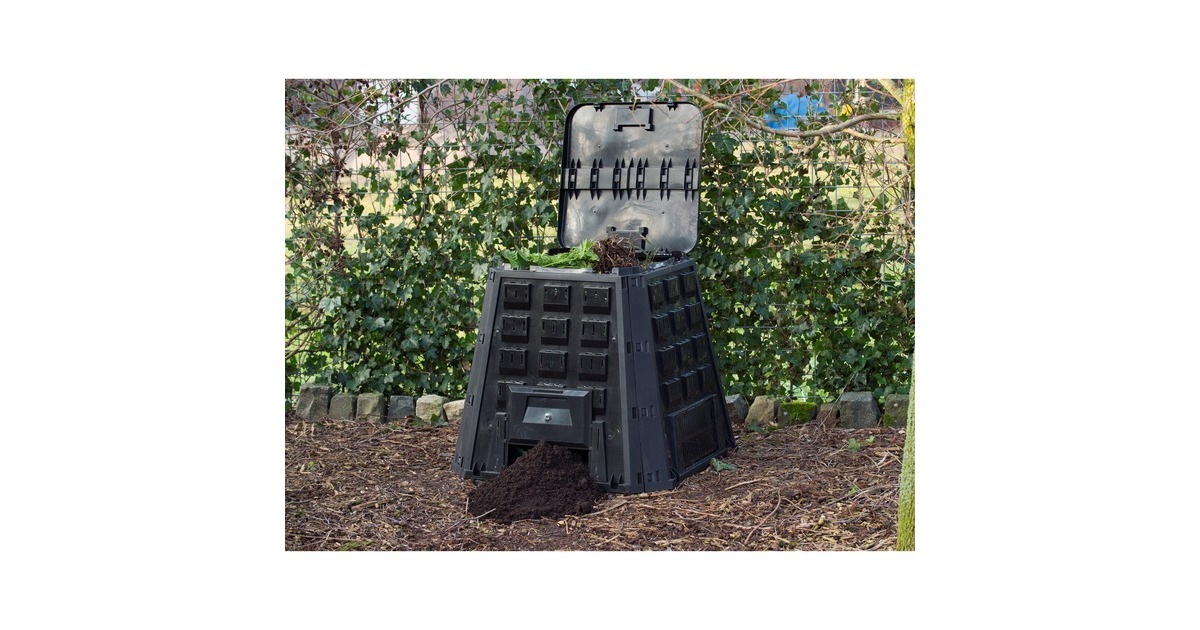 Nature Thermo compostsilo compostbak Zwart, 400 liter