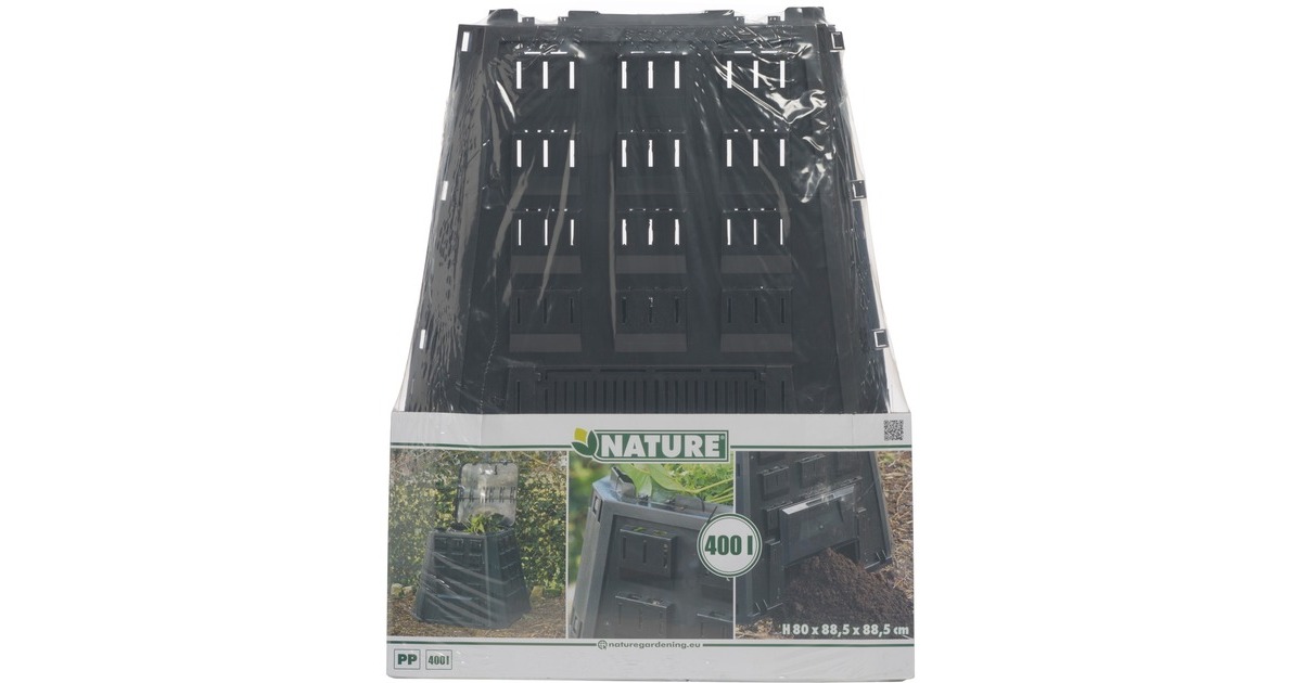 Nature Thermo compostsilo compostbak Zwart, 400 liter